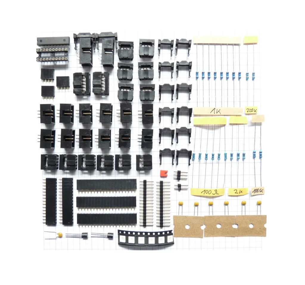 Bauteile für die Bestückung der Platine „ESP32 Adapter für DCC (110 ...